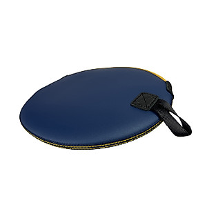 OneJoy Table Tennis Racket Cover, Ping Pong Paddle Cover, Table Tennis Bag Cover Sleeve for Single Ping Pong Racket Case with Zipper [ Navy] 7.3 inch x 6.3 inch (18.5cm x 16cm)