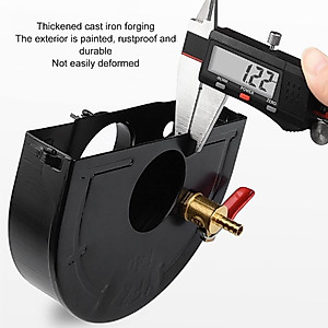 Angle Grinder Dust Cover,Blowout Adapter,Water Pipe Adapter with 1/4in Valve for Angle Hand Grinders and Adjustable Water Outlet