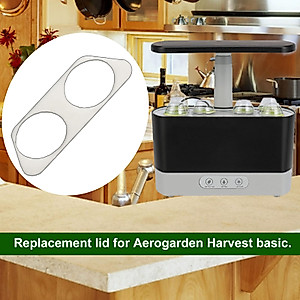 PIAOLGYI Replacement Water Reservoir Cover Lid for AeroGarden Harvest,Water Cap Pod Converter Compatible with Aerogarden Harvest Basic