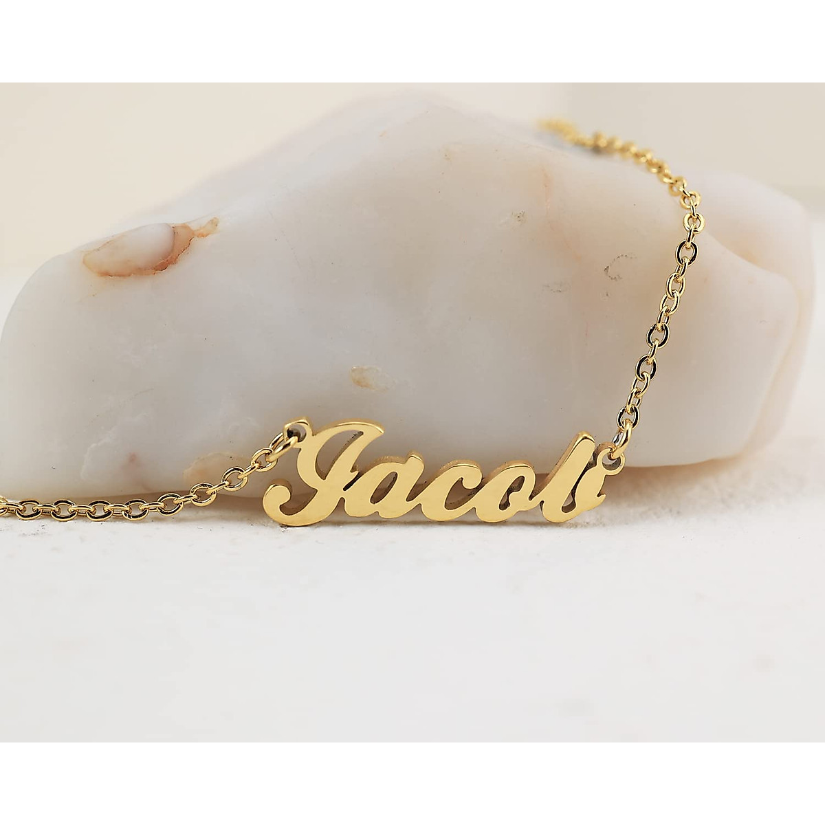 Chingona Name Necklace Personalized Engraved Name Pendant for Womens Friends