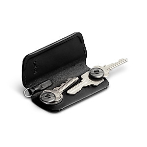 Bellroy Key Cover Plus – Third Edition (Leather Key Holder, Holds 4 – 8 Keys) - Black