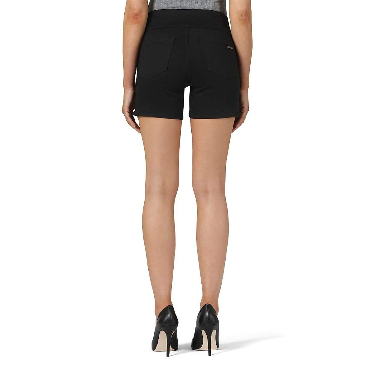 Rock & Republic Women's Denim Rx Fever Stretch 4.5" Short, DNA-Black, 14