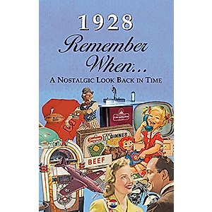 1928 REMEMBER WHEN CELEBRATION KardLet: Birthdays, Anniversaries, Reunions, Homecomings, Client & Corporate Gifts
