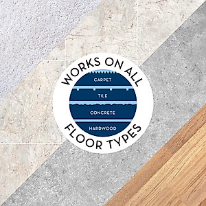 S&T INC. Heavy Duty Rubber Door Stopper for Residential and Commercial Use, Black, 4.8 in. x 2.2 in. x 1.3 in, 4 Pack