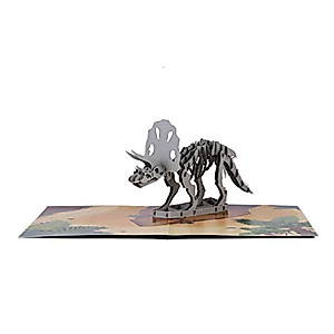 Liif Dinosaur 3D Greeting Pop Up Birthday Card, Happy Birthday Card for Kids, Boy, Son, all occasions, Birthday, Thank you, Thinking Of You, Congratulations