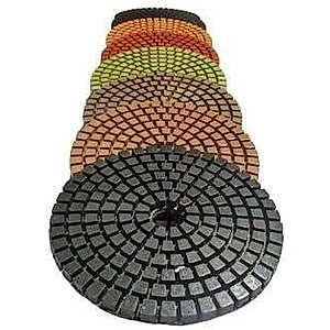 STADEA Grit 30 6" Diamond Polishing Pads Premium Grade Wet Flexible 2.2 MM High