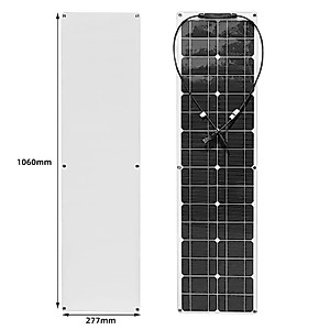 400w Monocrystalline Solar Panel(18v 2x200w), 40a Controller/Flexible Solar System Kit, Semi-Flexible Solar Panel(30°), For Rvs,Boat,Caravan