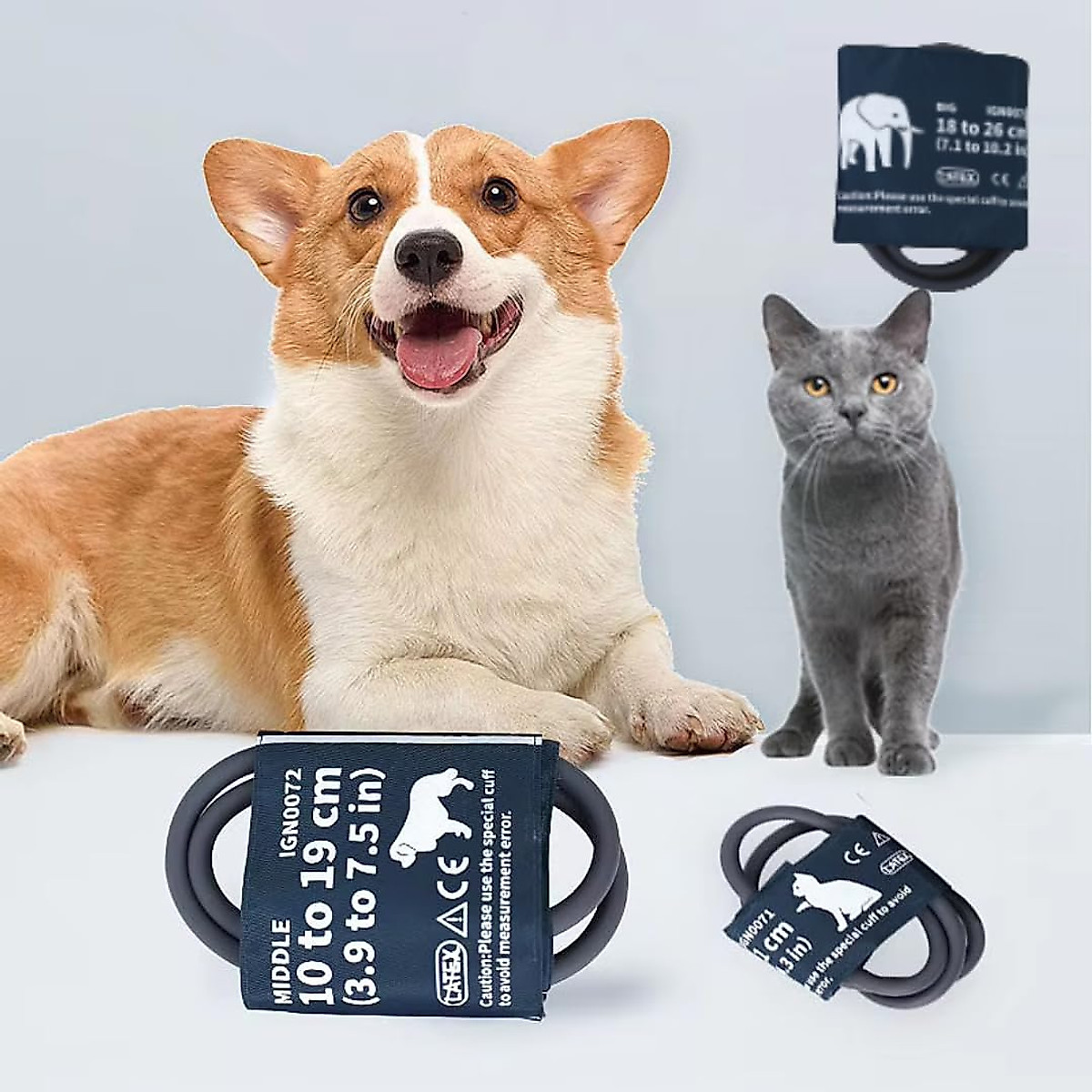 Contec08A Vet Veterinary Animal Use Blood Pressure Monitor 3 Cuffs 6-11CM 10-19CM 18-26 CM