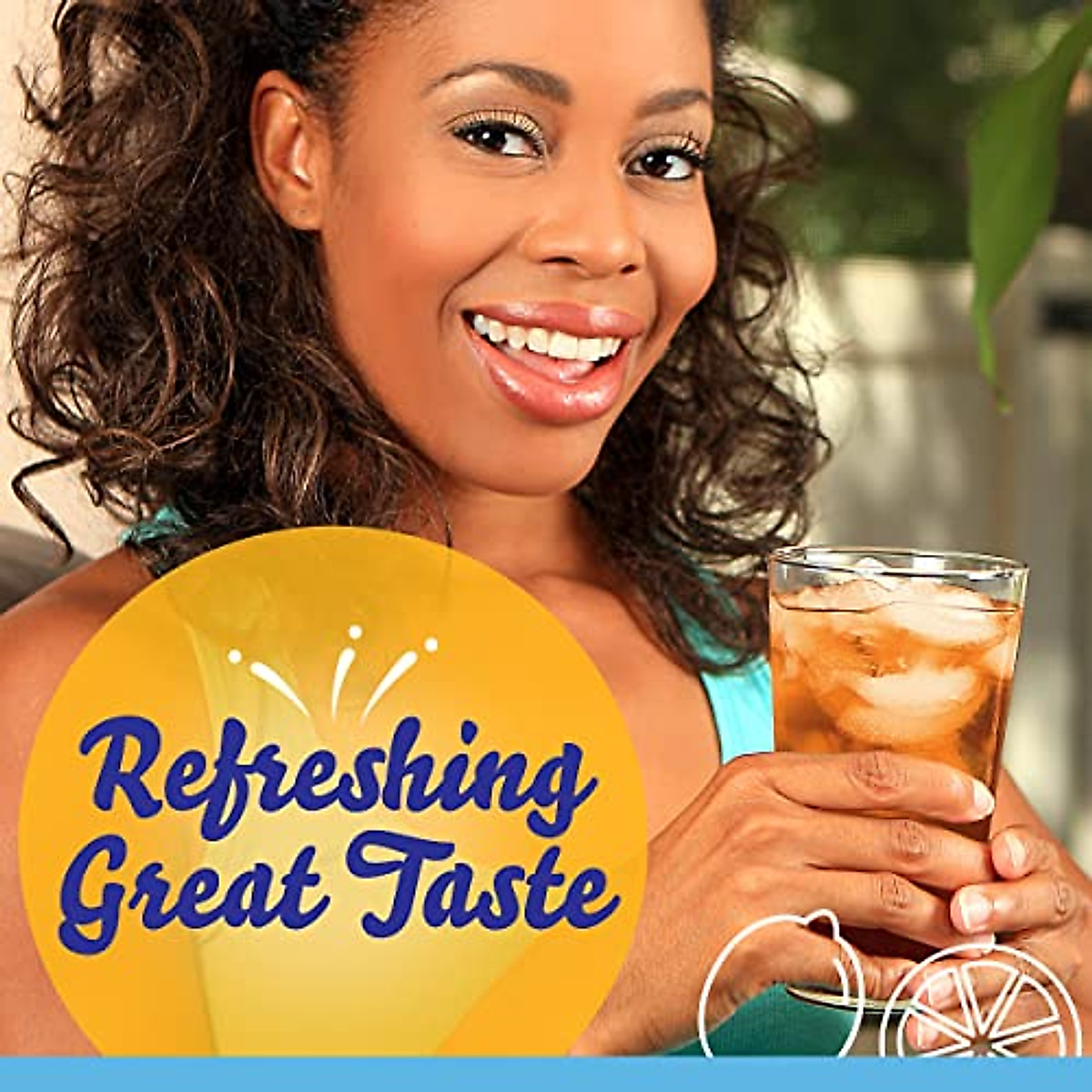 Crystal Light Sugar-Free Lemon Iced Tea Naturally Flavored Powdered Drink Mix, 6 Count (Pack of 12)