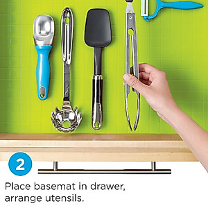 KMN Home DrawerDecor Lime Customizable Drawer Organizer 21 Piece Deluxe Starter Kit