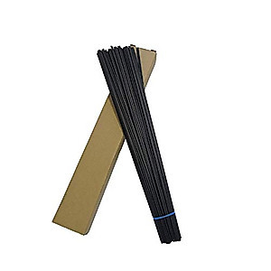 Polypropylene PP Plastic Welding Rods - 52Ft Length ，0.2"W x 0.1"H (Black)