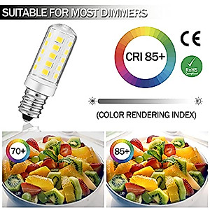 X-Molin 2 Pieces Double-Side Illuminated Magnification Mirror Lighted Mirror Replacement Bulb/for Cosmetic Vanity Makeup Mirror ,Suitable for Zadro, Jerdon, Conair Makeup Mirror, 6K White, Dimmable