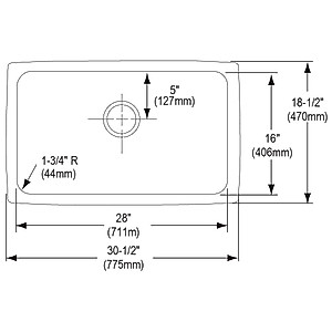 Elkay Lustertone ELUH2816 Single Bowl Undermount Stainless Steel Kitchen Sink
