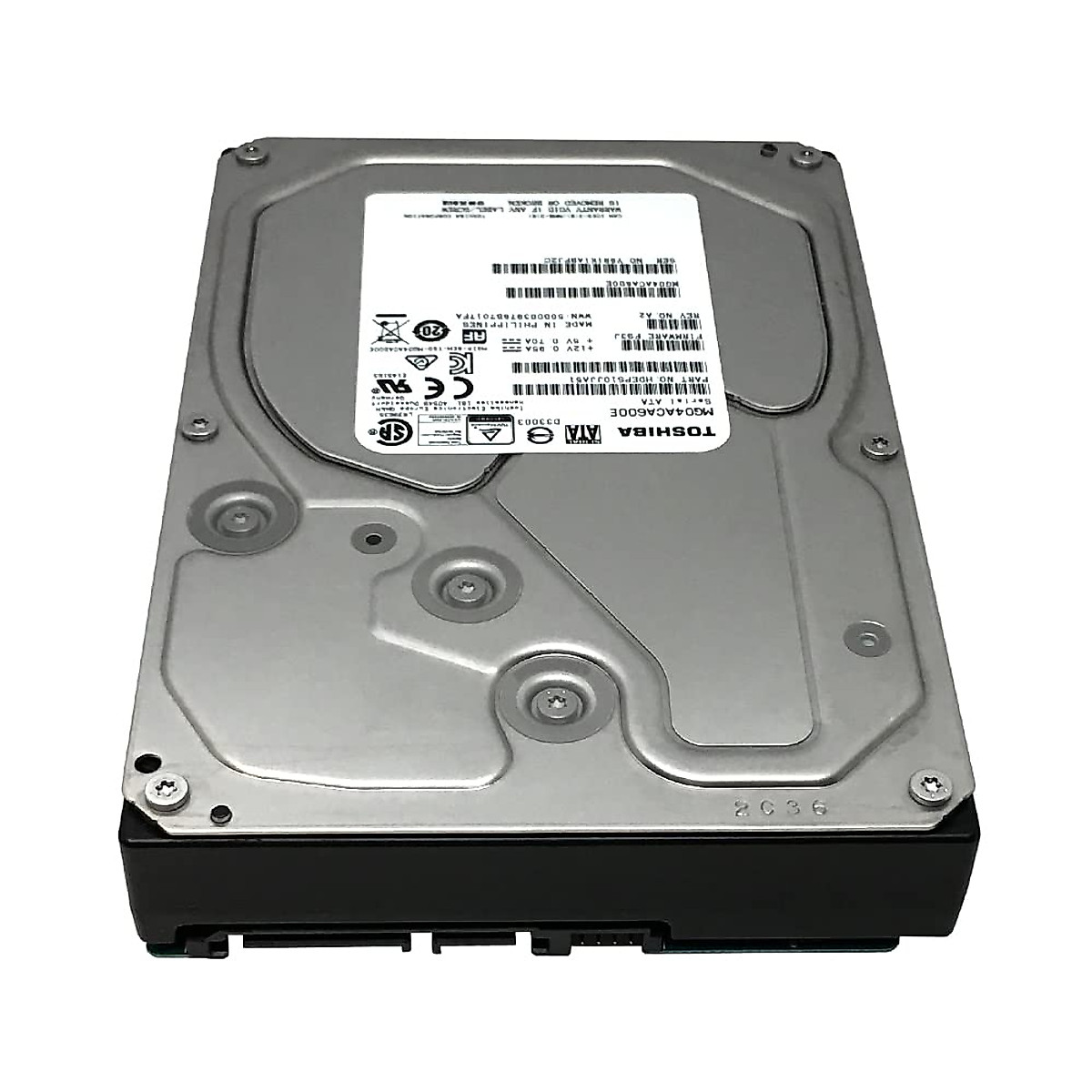 Toshiba MG04ACA 6 TB 3.5" Internal Hard Drive MG04ACA600E