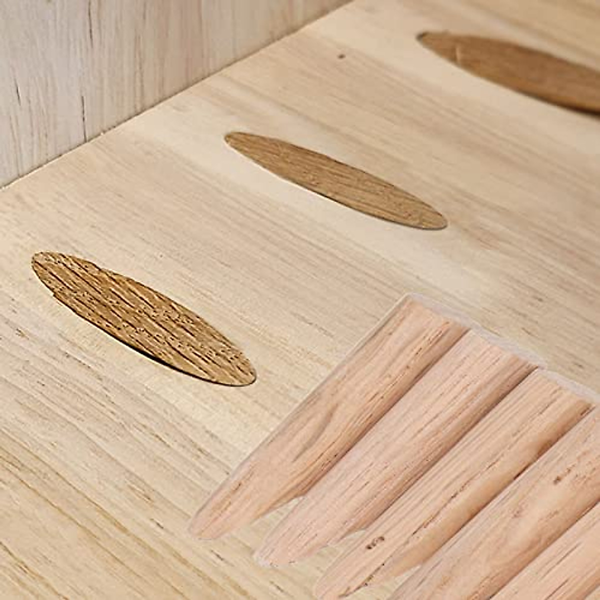 Wooden Holes Jig Kit, Smoothly Surfaces Odourless Pocket Hole Plug Set for DIY(Oak)