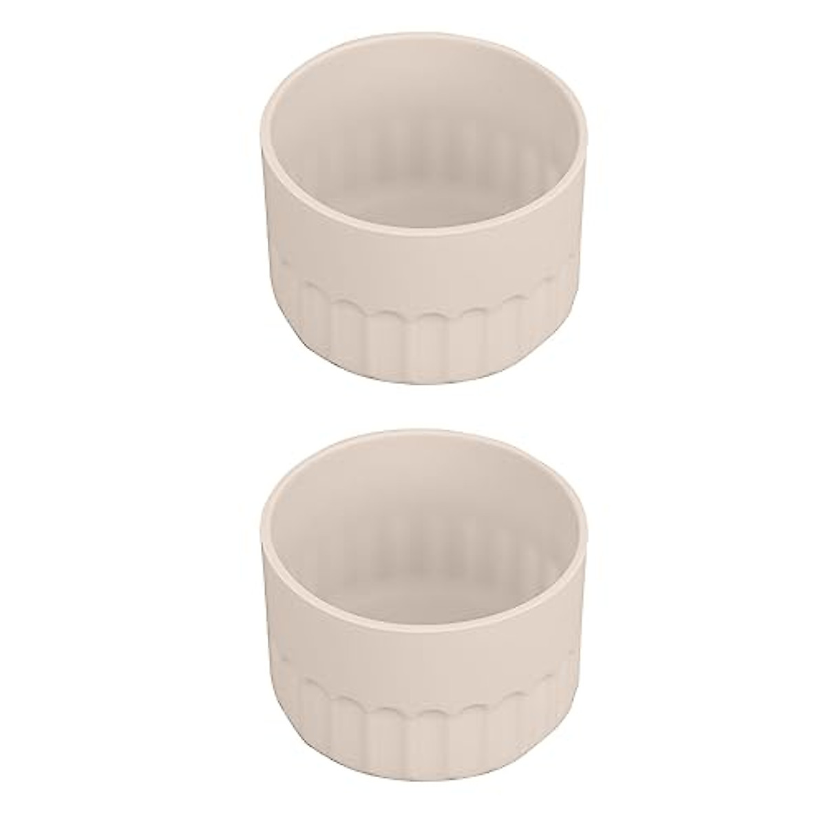 Yaruing 2Pcs Silicone Boot for Stanley Tumbler 40oz 30oz Cup Accessories,Protective Silicone Bumper Boot Sleeve,Anti-Slip Bottom Sleeve Cover for All Water Bottles Bottom Width of 2.83&3in,Khaki