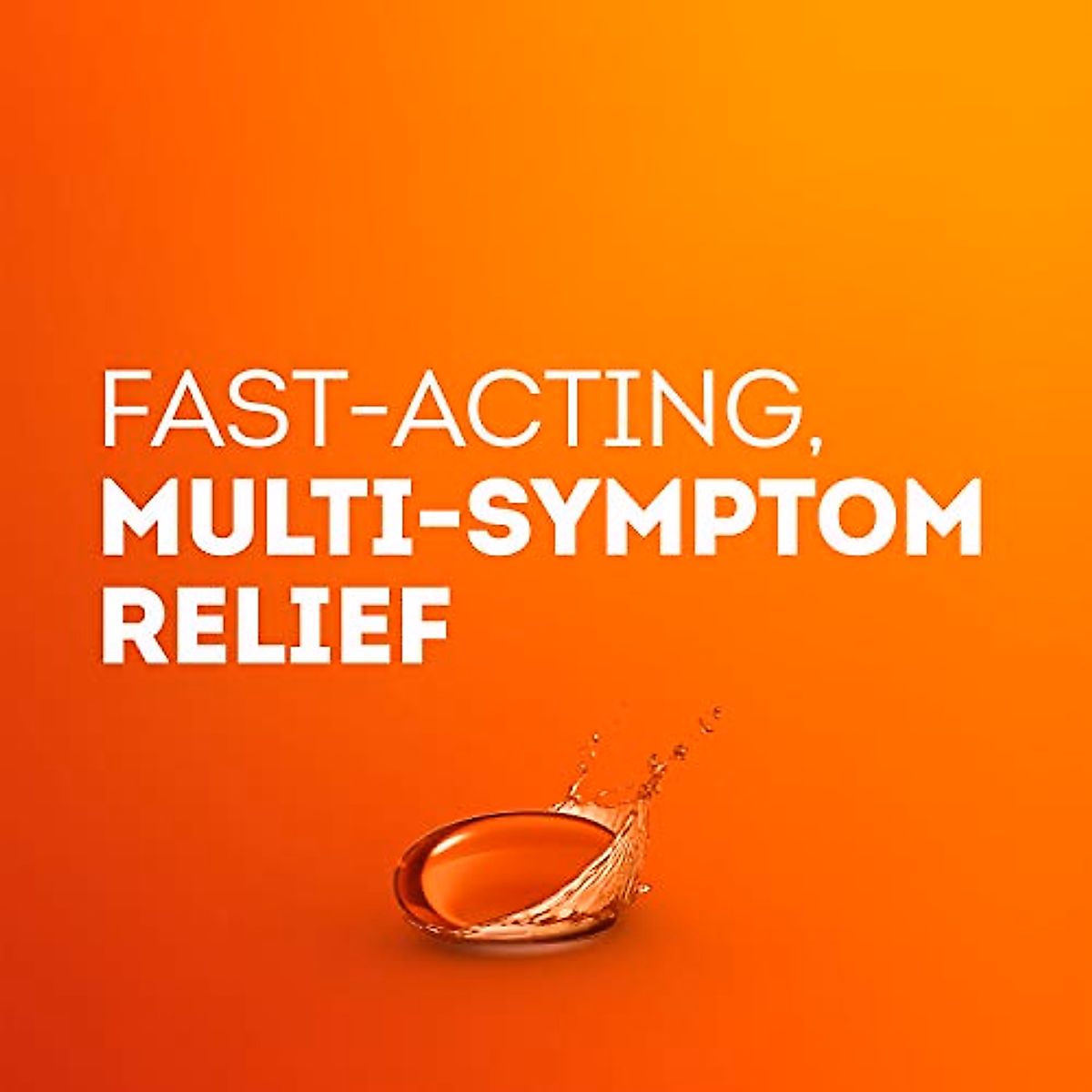 Vicks DayQuil Severe Cold, Flu & Congestion Medicine, Liquicaps, Maximum Strength Orange, 24 Count