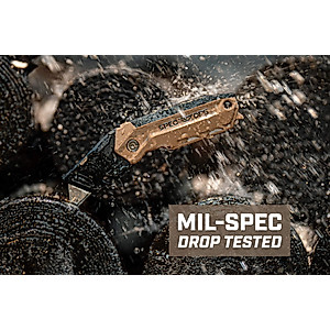 Spec Ops Tools Folding Utility Knife,Includes 3 Blades in Handle Storage, 3% Donated to Veterans