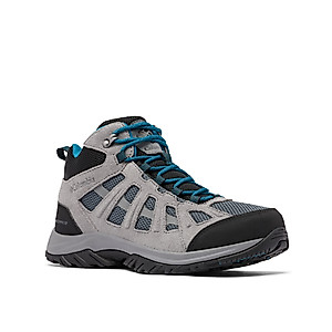 Columbia Men's Redmond III Mid Waterproof Hiking Shoe, Graphite/Black, 12 Wide