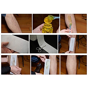 XICHEN 100Yards White large roll non-woven hair removal roll paper disposable beeswax hair removal special paper, underarm/hand/leg/bikini part Body Hair Removal