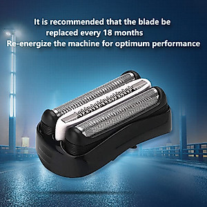 Series 3 32B Shaver Foil & Cutter Replacement Part for Braun Electric Razor, Compatible with Braun 320 330 340 350CC 370cc-4 390cc-4 3000s 3010s 3040s 3050cc 3070cc