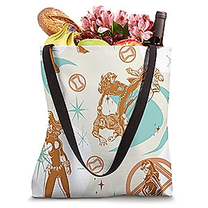 Marvel Black Widow Retro Mid-Century Modern Tote Bag