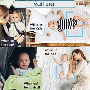 Abesto 100 Pack Baby Disposable Changing Pad Liners, 17 inches x 13 inches, Breathable Skin-Friendly, Leakproof Quick Drying, high Absorbent Diaper Changing Pads