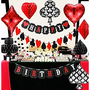 Poker Themed Las Vegas Casino Themed Party Decorations Porker Card Garlands Poker Ballons Poker Theme Party Supplies Casino Party Decoration Supplies,Casino Night,Poker Events,Casino Birthday Décor