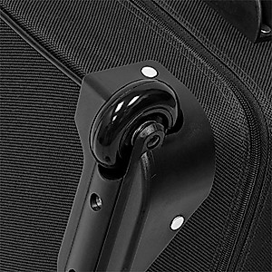 LONDON FOG Buckingham 44-Inch Wheeled Garment Bag, Black