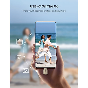 UGREEN USB C Micro SD Card Reader, Type C to Micro SD Card Adapter with Zinc Alloy External, Portable SD Card Reader USB C for TF Micro SDHC SDXC, Compatible with Samsung/Mac/iPad Pro/iPhone 15