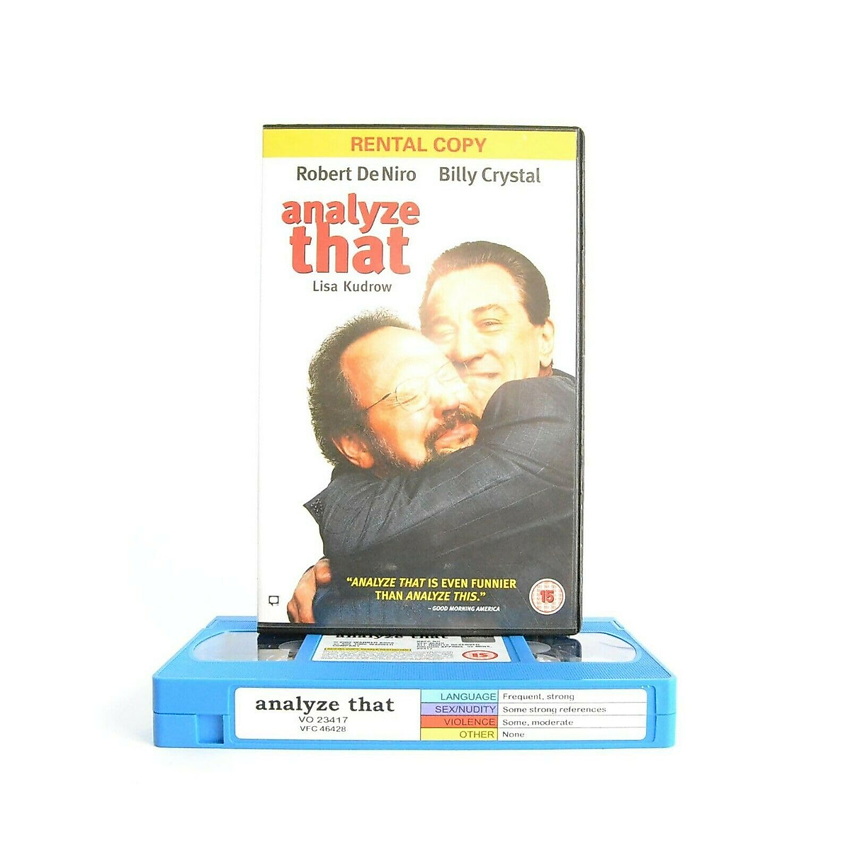 Analyze That: Crime Comedy - Large Box - Ex-Rental - R.DeNiro/B.Crystal - VHS