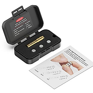 Feyachi Bore Sighting Laser 9MM Laser Sight Red Dot Zeroing Boresighter with 9 Batteries