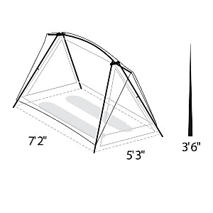 Eureka! Timberline 2 - Tent (sleeps 2), Green