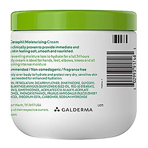 Cetaphil Moisturizing Cream, 16oz (Pack of 3), Hydrating Moisturizer For Dry To Very Dry, Sensitive Skin, Body Cream Completely Restores Skin Barrier In 1 Week, Fragrance Free, Non-Greasy