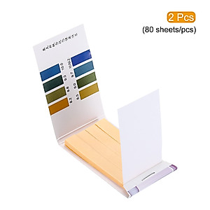 PATIKIL PH Test Strips 8.2-10, 2 Pack 160 Indicator Papers Litmus Tester for Water Food Soil Alkaline Acid Testing