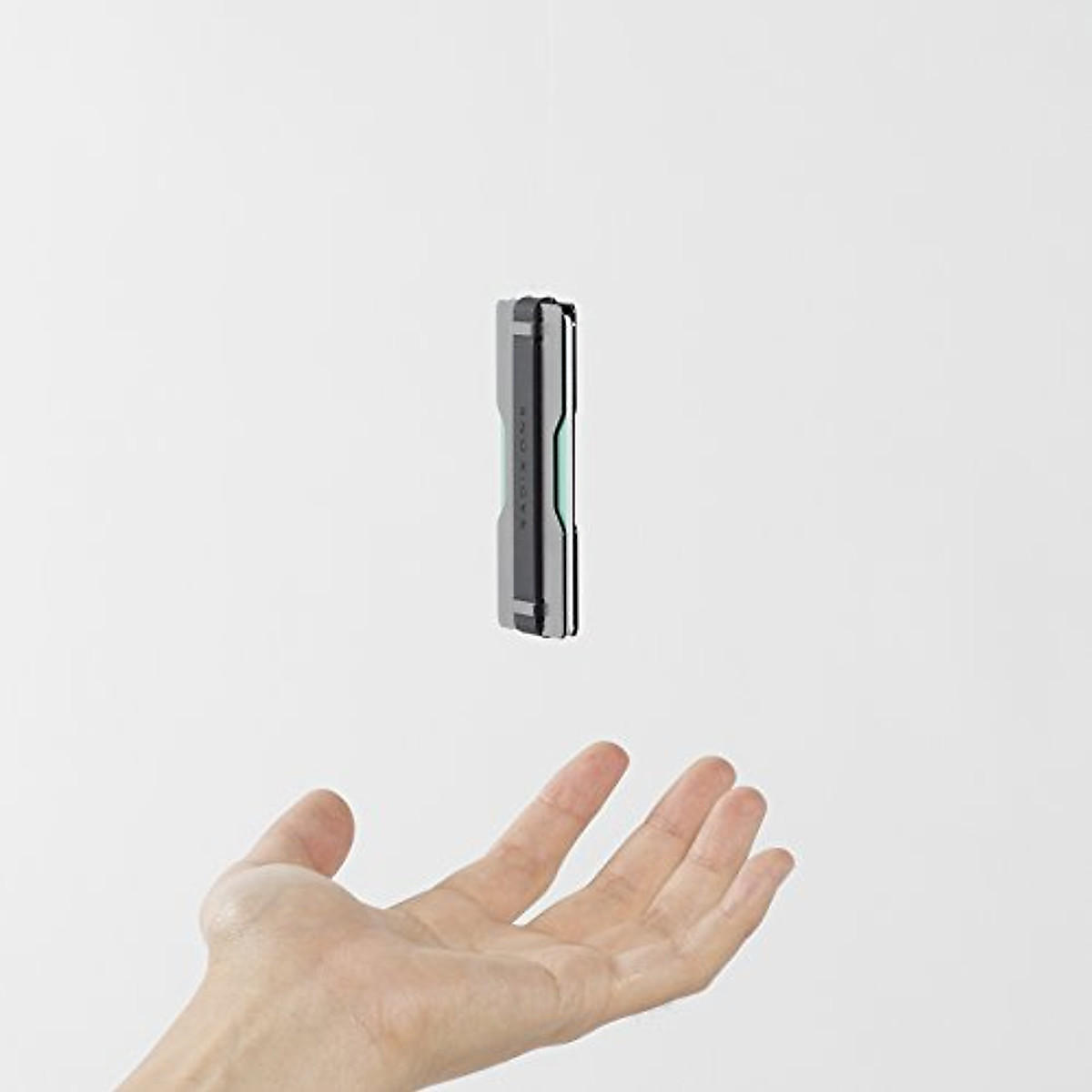 Radix One Black Steel - RFID Blocking Minimalist Front Pocket Ultra Thin Strong Wallet Money Clip Card Holder