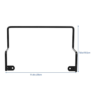 USHOBE Adjustable Metal Mattress Slide Stopper, Black, 29X19.5CM