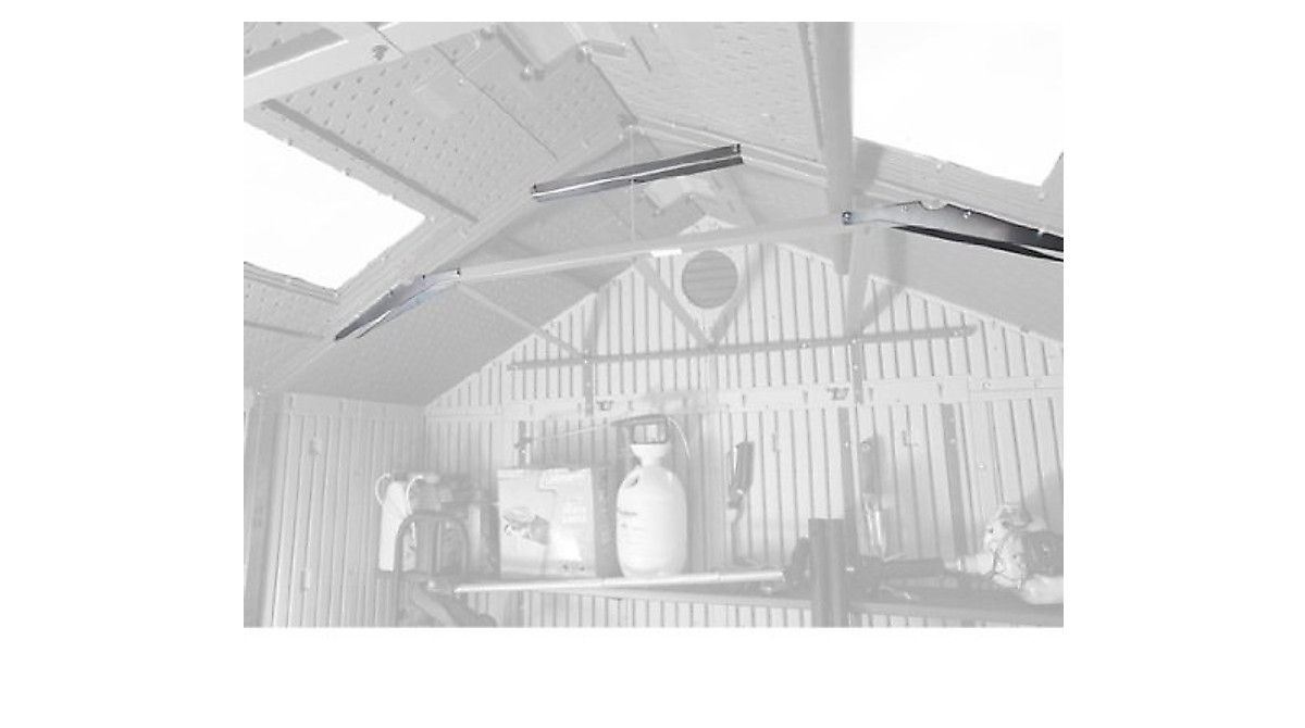 Lifetime 60045 Snow Load Kit for 8-ft Storage Sheds | Increases Capacity