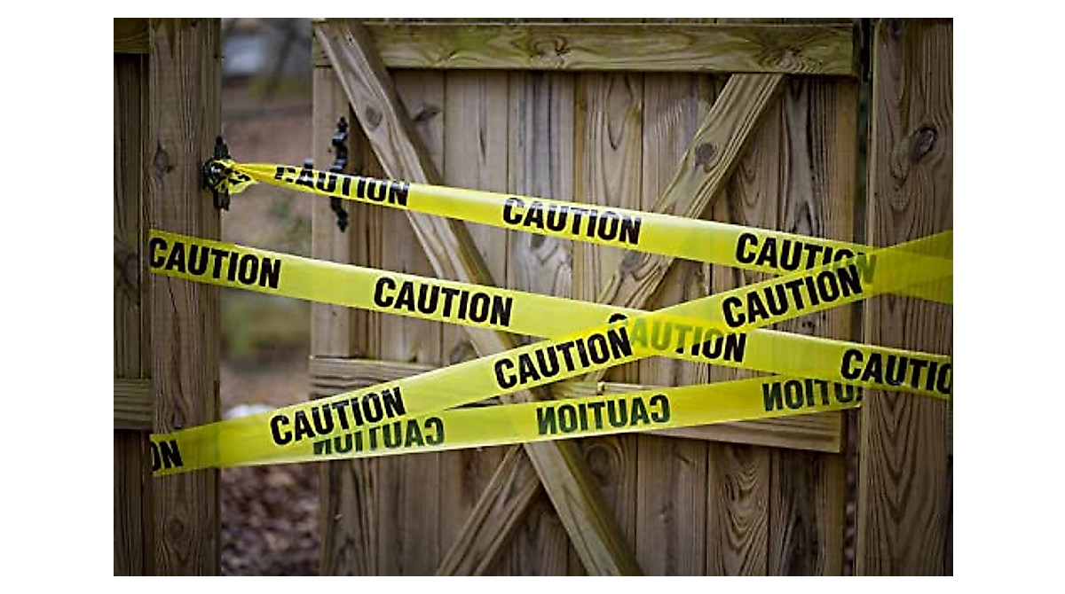 Premium Yellow Caution Tape 1000ft - Safety & Hazard Zones