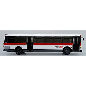 Grumman 870 Transit Bus-RTD-Los Angeles California Iconic Replicas 1/87 Scale New in The Box 5" Long