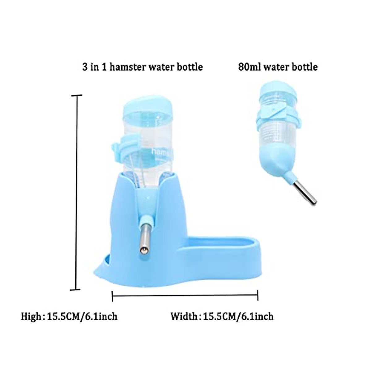 Litewoo Hamster Drinking Water Bottle, Hamster Tunnel Toy