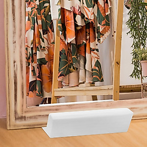 Cabilock Full Length Mirror Stand, Floor Mirror Wooden Support Full Body Mirror Holder 25CM Floor Mirror Base Bracket Wood Display Artwork Rack