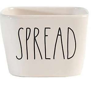 Rae Dunn 5-Piece Stoneware Serving Set for Dip, Spread and Dunk