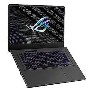 ASUS ROG Zephyrus G15 Gaming Laptop (AMD Ryzen 9 6900HS 8-Core, 40GB DDR5 4800MHz RAM, 2TB PCIe SSD, GeForce RTX 3080, 15.6" 240 Hz Win 10 Pro) with MS 365 Personal, Dockztorm Hub