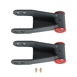 labwork 1-2 inch Drop Kit Adjustable Leveling Lowering Shackles Replacement for Ford 1973-1996