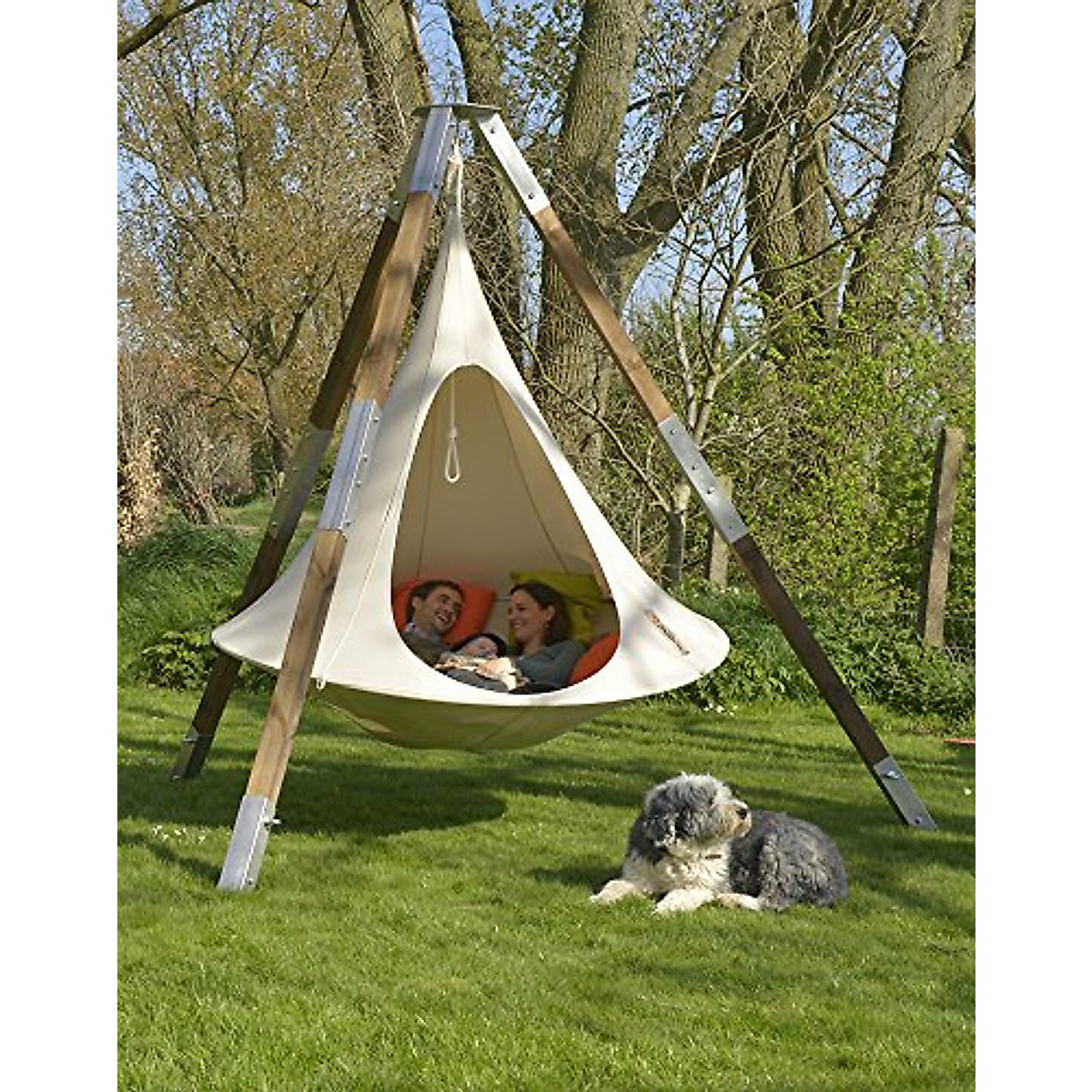 Vivere Double Cacoon, Natural/White