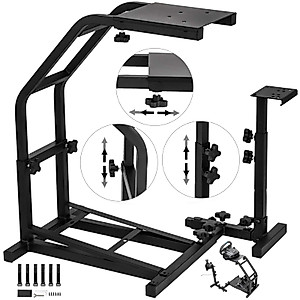 VEVOR G29, G27 and G25 Racing Simulator steering stand GT Racing Simulator steering stand, wheel support and pedal not included