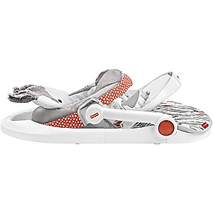 Fisher-Price Portable Baby Chair Premium Sit-Me-Up Floor Seat with Snack Tray and Toy Bar, Plush Seat Pad, Peek-a-Boo Fox