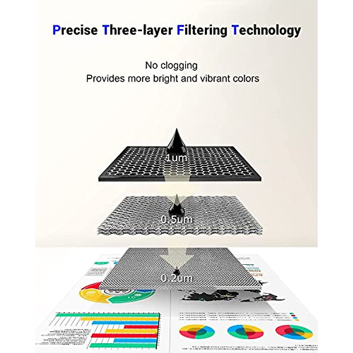 CLI42 CLI-42 Ink Cartridges Replacement for Canon Pixma Pro-100 Pro-100S Inkjet Printer (2BK, 2C 2M 2Y 2PC 2PM 2GY 2LGY 16-Pack)