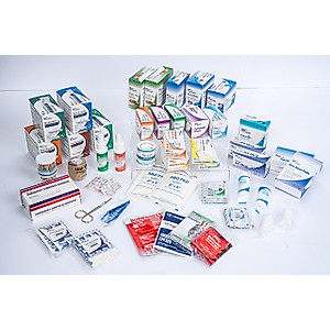 UniShield Restaurant Metal First Aid Cabinet, Wall Mountable (Class A with Tablets, Refills | Without Cabinet)